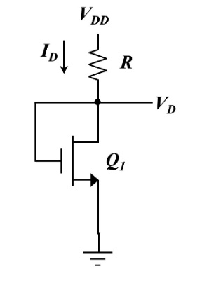 Solved Given the NMOS in Figure below, with parameters as | Chegg.com
