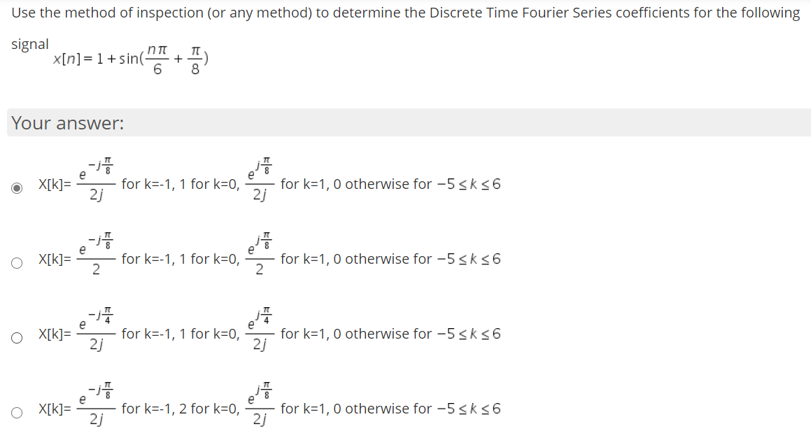 Solved Use the method of inspection (or any method) to | Chegg.com