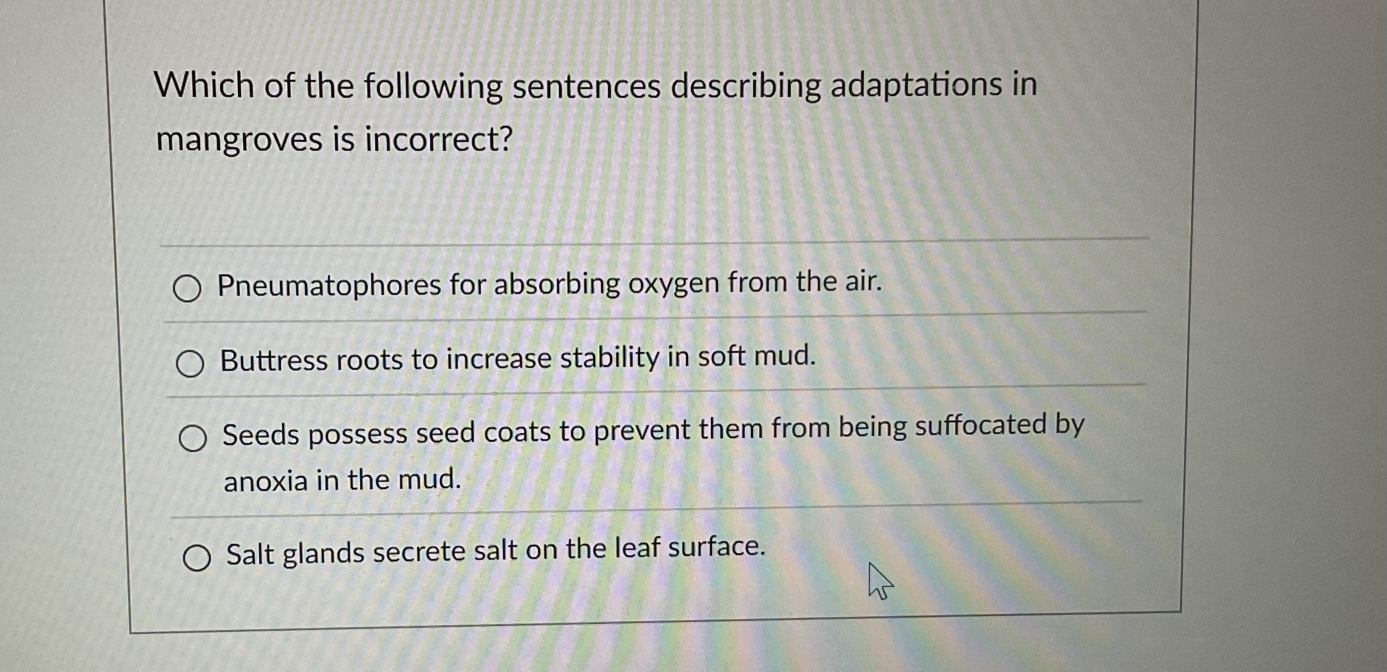 Solved Which of the following sentences describing | Chegg.com