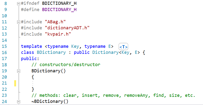 Solved Use the bag ADT provided to create an array-based | Chegg.com
