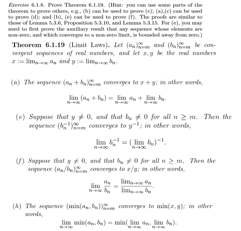 Solved Exercise 6.1.8. Prove Theorem 6.1.19. (Hint: you can | Chegg.com Solved Exercise 6.1.8. Prove Theorem 6.1.19. (Hint: you can | Chegg.com