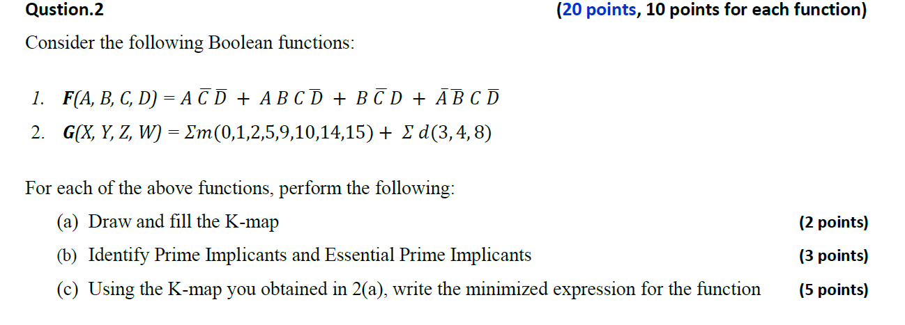 Solved Qustion.2 (20 points, 10 points for each function) | Chegg.com