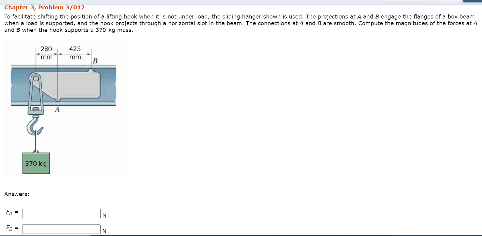 Solved Chapter 3, Problem 3/012 To facilitate shifting the | Chegg.com