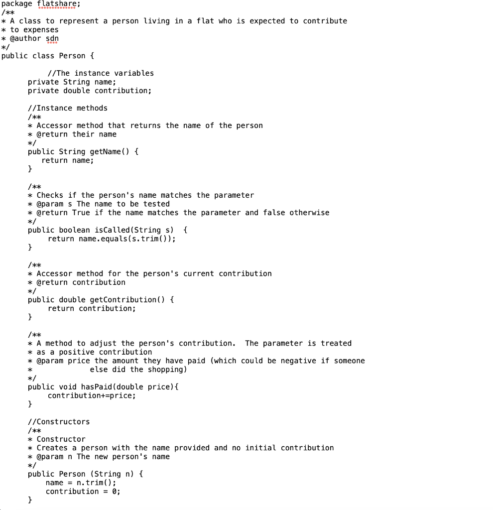 Freshman year Java programming question | Chegg.com