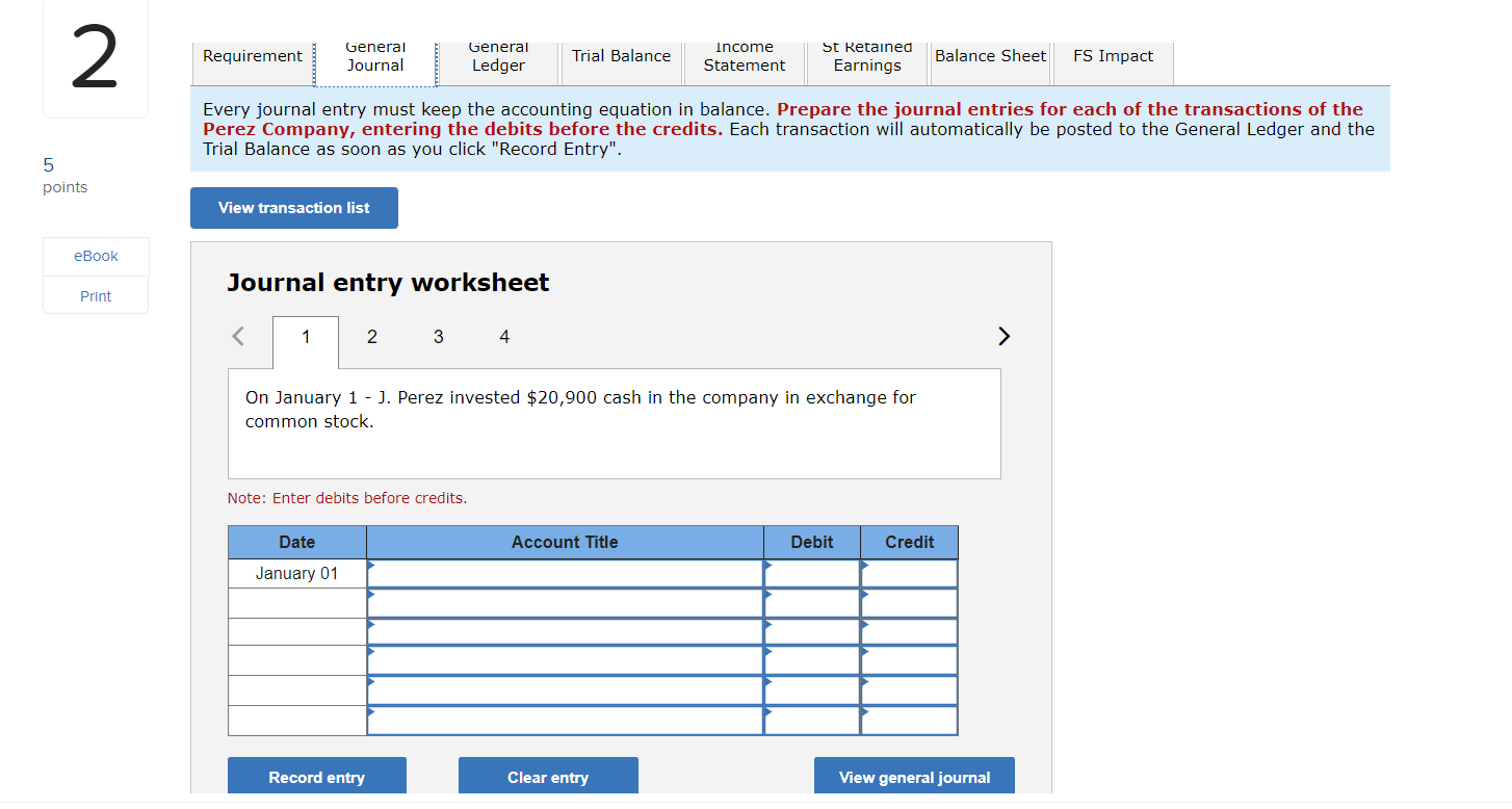 Solved Every journal entry must keep the accounting equation | Chegg.com