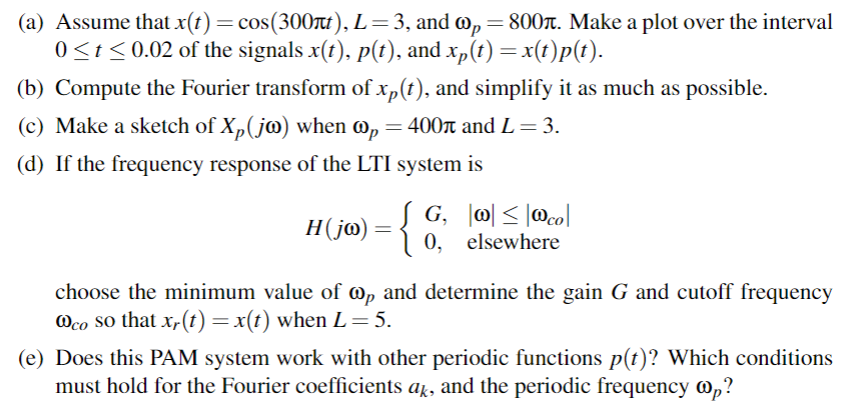 Figure 1(a) shows a pulse-amplitude modulation (PAM) | Chegg.com
