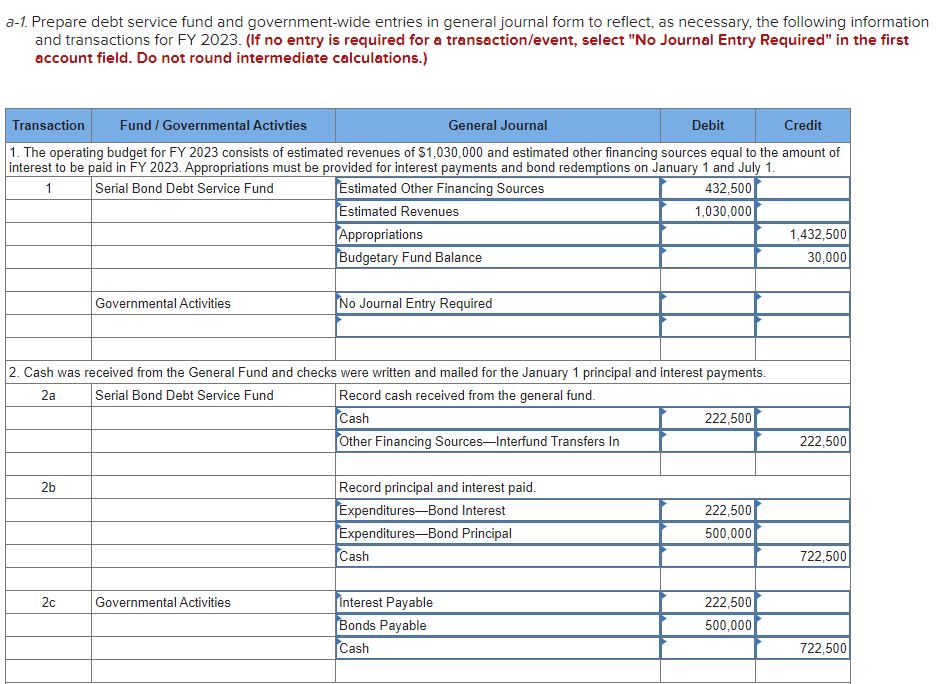 Solved 3. Property taxes in the amount of $1,030,000 were | Chegg.com