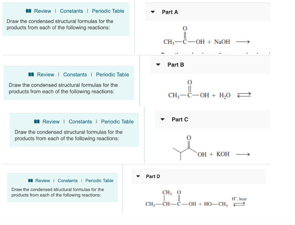 Solved Review 1 Constants l Periodic Table PartA Draw the | Chegg.com