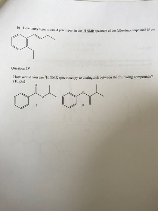 Solved Determine the multiplicity of each signal in the | Chegg.com