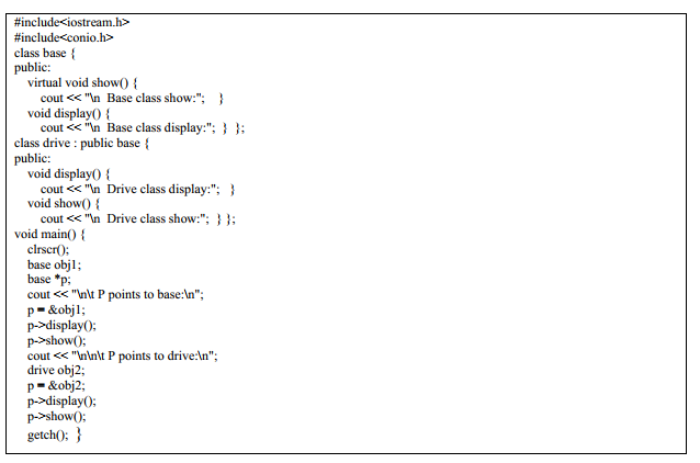 Solved Determine the output of following code? Also draw dry | Chegg.com