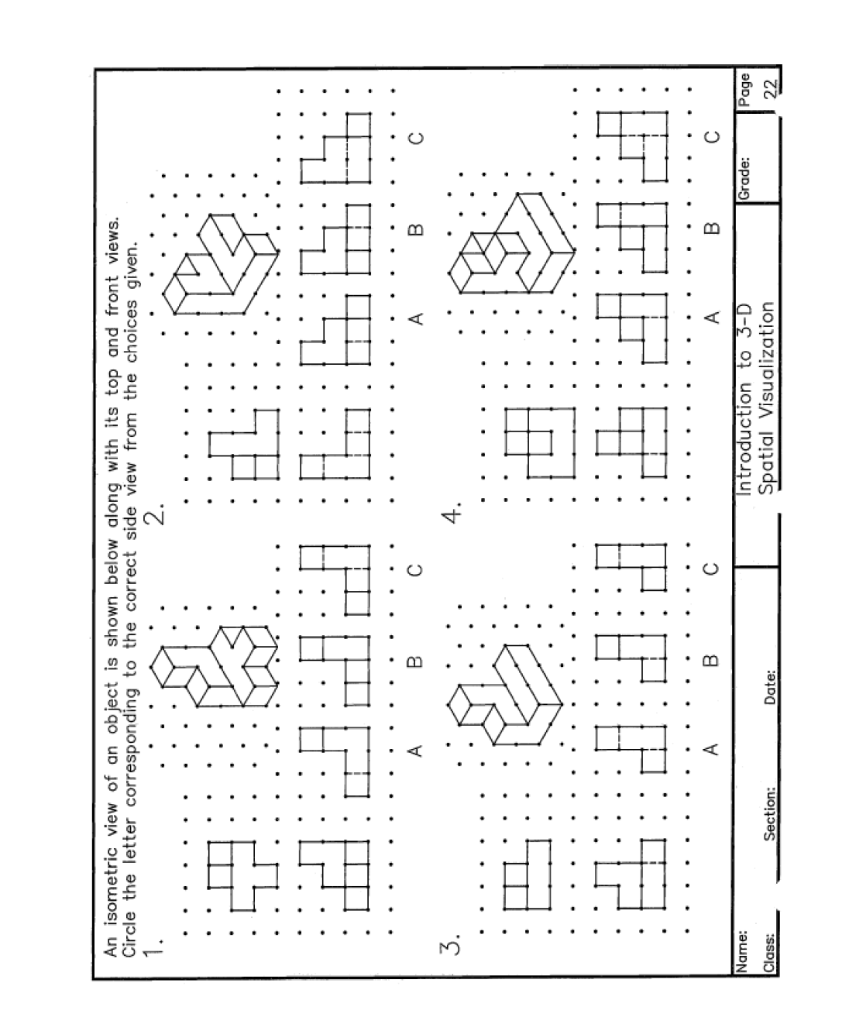 Solved An isometric view of an object is shown below along | Chegg.com