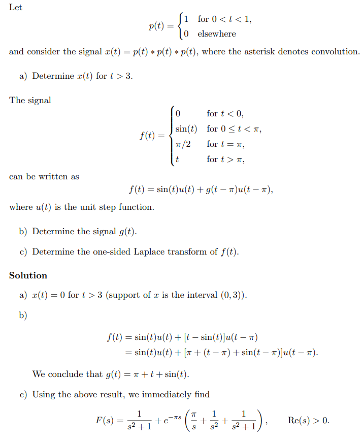 Solved Can you plot f(t) ﻿first. then explain me how did he | Chegg.com