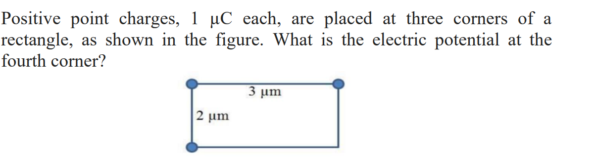 Solved Positive point charges, 1 °C each, are placed at | Chegg.com