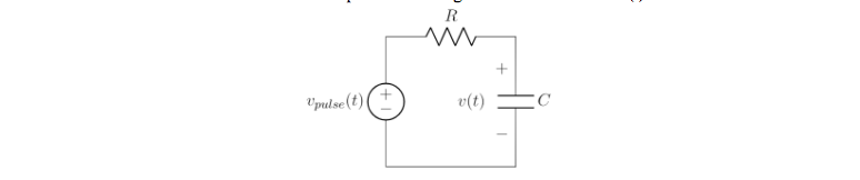 Solved Problem 1 - First Order Circuit Step Response for an | Chegg.com