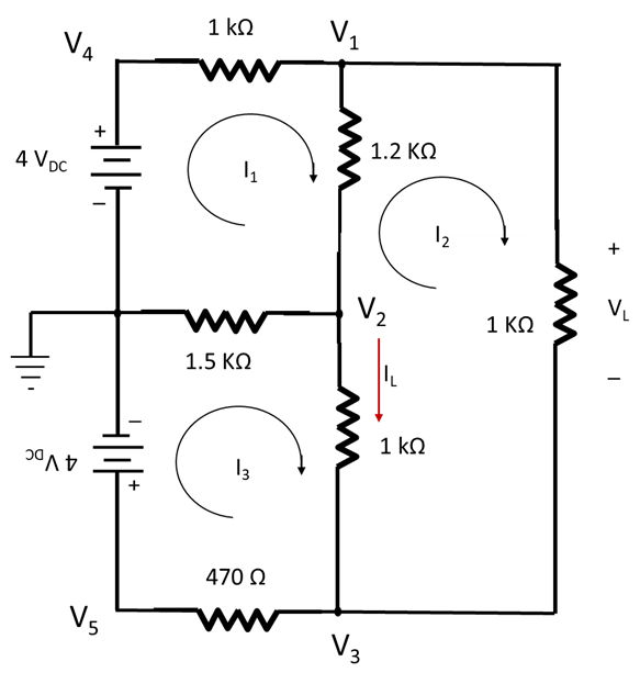 Solved Using Mesh Analysis And Node Analysis Determine And 2144