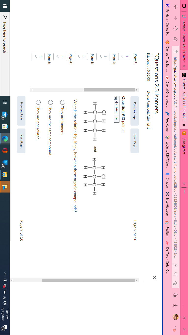 Solved L Labflow - Course: GSU Perimete X D2L Quizzes - | Chegg.com