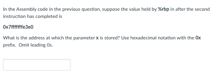 Solved In the Assembly code in the previous question, | Chegg.com