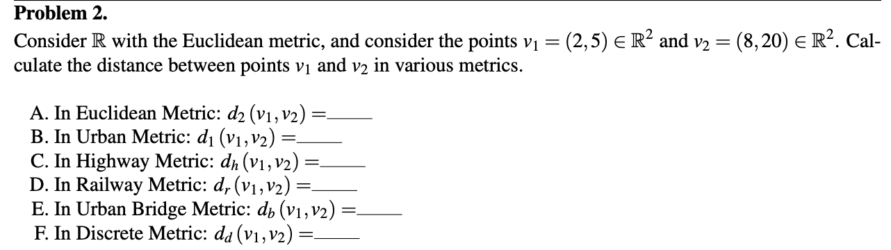 Solved Consider R with the Euclidean metric, and consider | Chegg.com