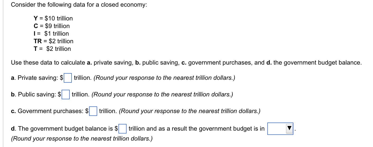 Solved Consider the following data for a closed | Chegg.com