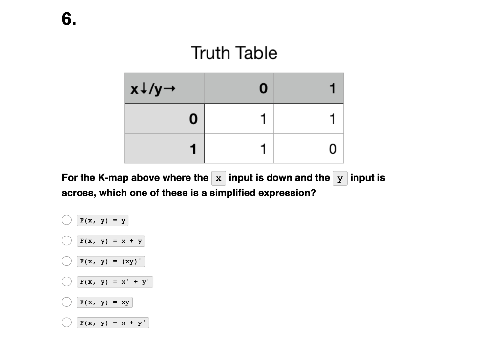 Solved Boolean Algebra and Digital Logic Assessment 1. | Chegg.com