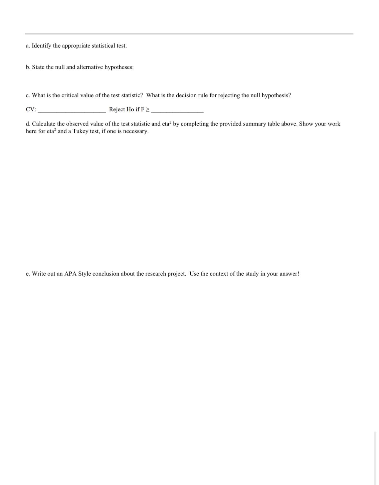 Solved For problems 2-3 choose the appropriate statistical | Chegg.com