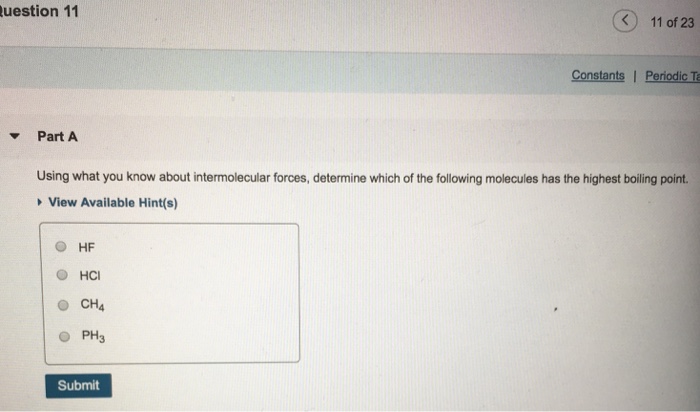 Solved uestion 11 11 of 23 Constants1 Periodic T PartA Using | Chegg.com Solved uestion 11 11 of 23 Constants1 Periodic T PartA Using | Chegg.com