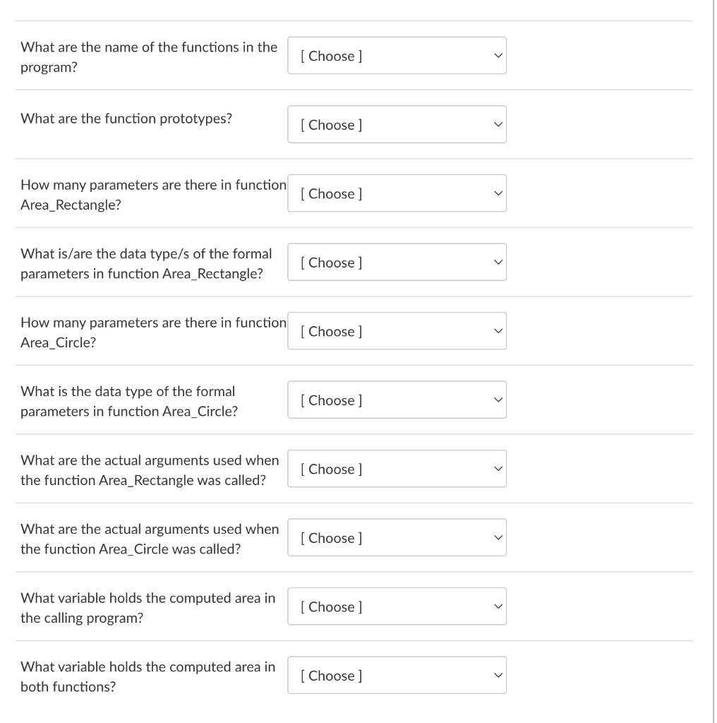 Solved Directions: Analyze the program and answer the | Chegg.com