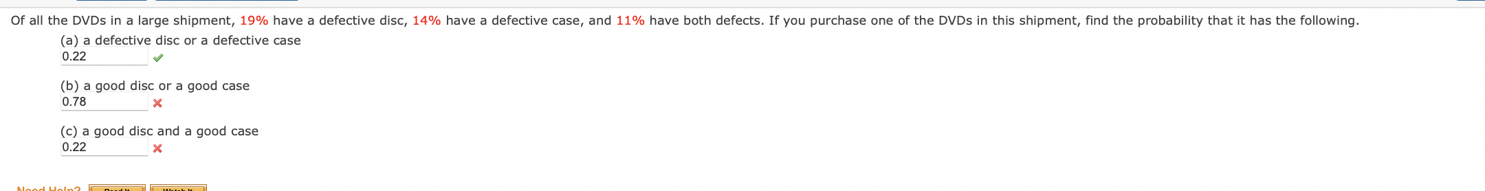 Solved (a) a defective disc or a defective case 0.2: (b) a | Chegg.com