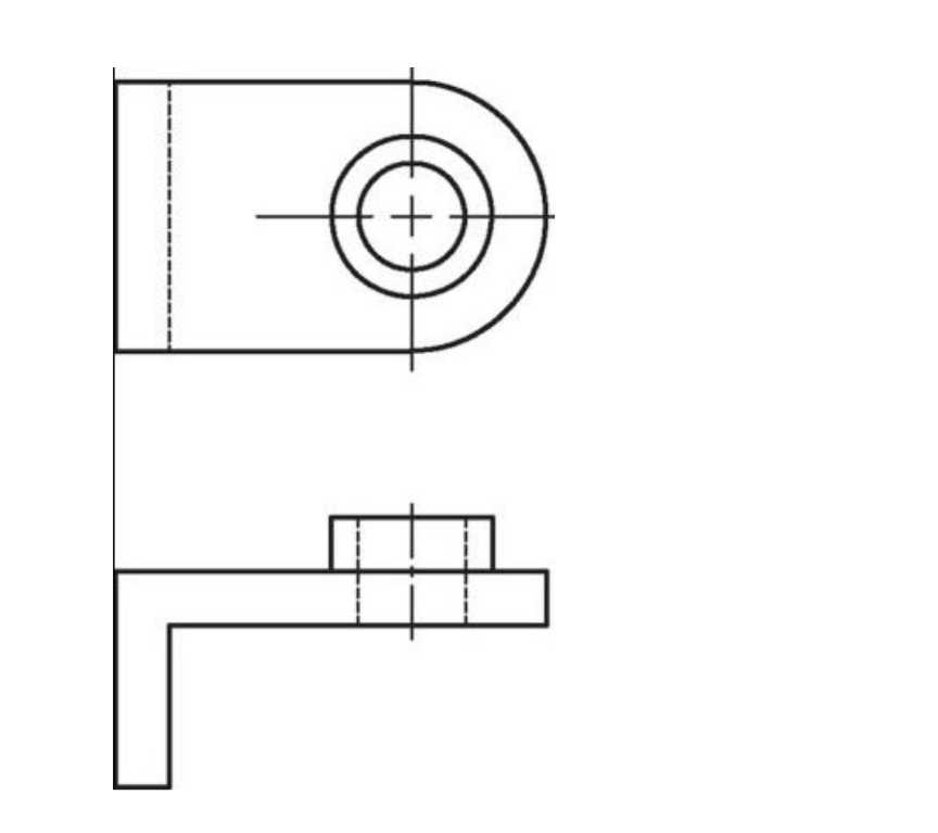 Solved Construct all extension lines, dimension lines, | Chegg.com