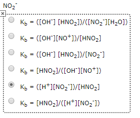 Solved For each weak base, write the appropriate Kb | Chegg.com