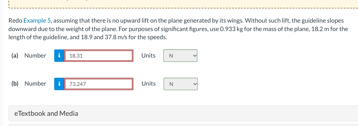 Solved Redo Example 5, assuming that there is no upward lift | Chegg.com