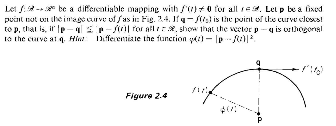 Solved Let Fr→rn Be A Differentiable Mapping With F′t 0 