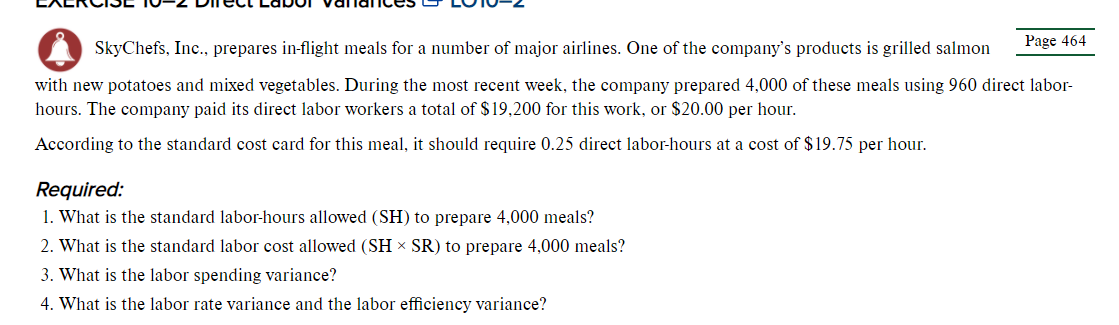 Solved SkyChefs, Inc., prepares in-flight meals for a number | Chegg.com
