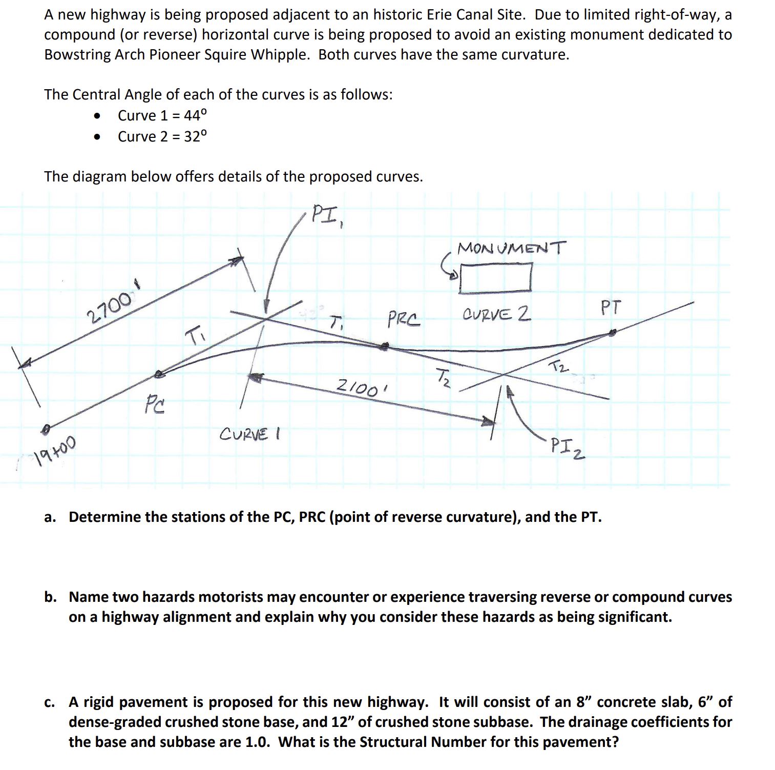 Solved A new highway is being proposed adjacent to an | Chegg.com