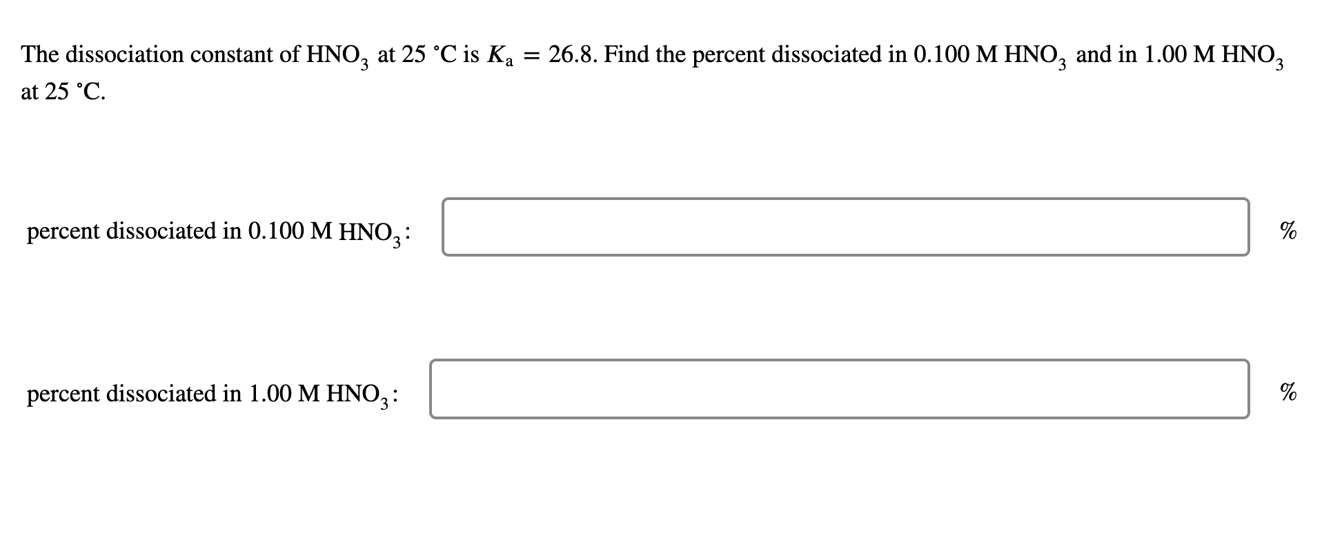 Solved 3 = а The dissociation constant of HNO2 at 25 °C is | Chegg.com