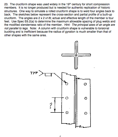 23. The cruciform shape was used widely in the 19h | Chegg.com