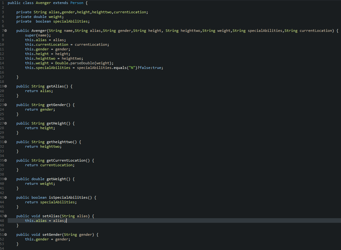 Solved Avengers Locator App Objectives: • JavaFX • File 1/0 | Chegg.com