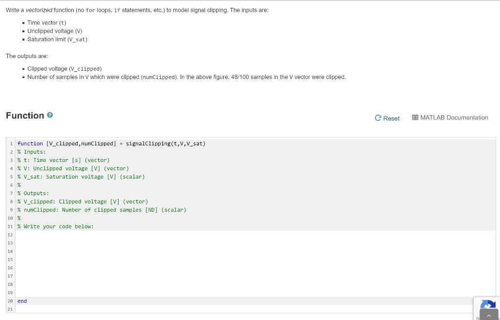 Solved Signal Clipping O solutions submitted (max: | Chegg.com
