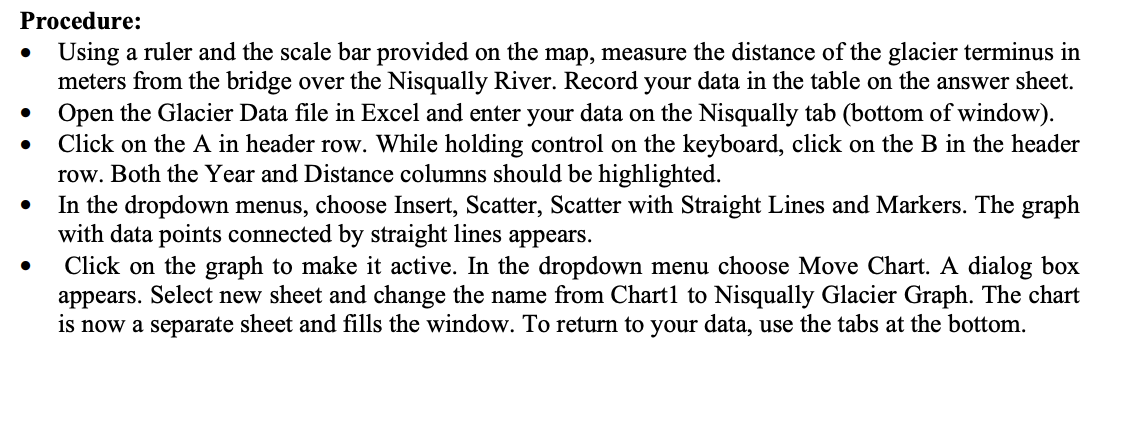 Solved Procedure: - Using a ruler and the scale bar provided | Chegg.com