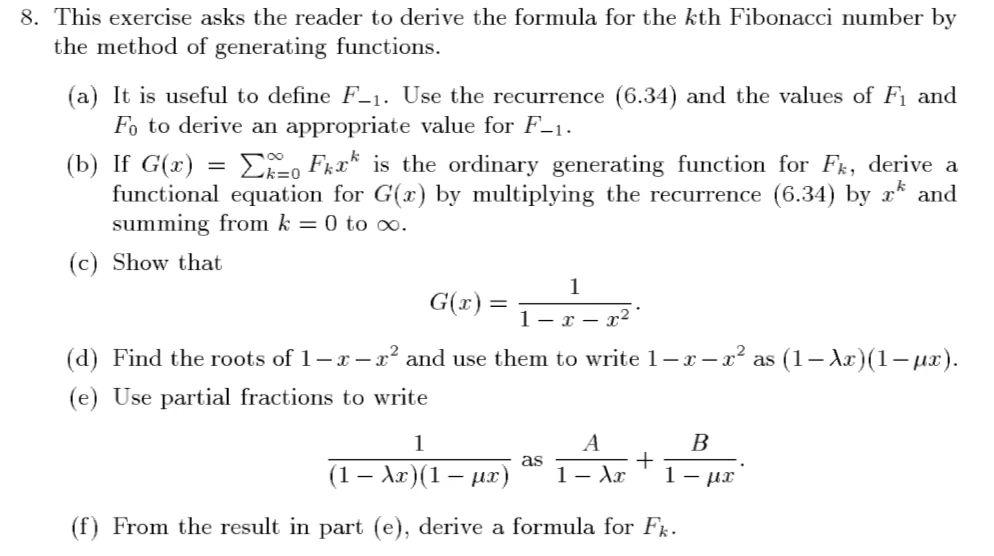 Solved 8. This exercise asks the reader to derive the | Chegg.com