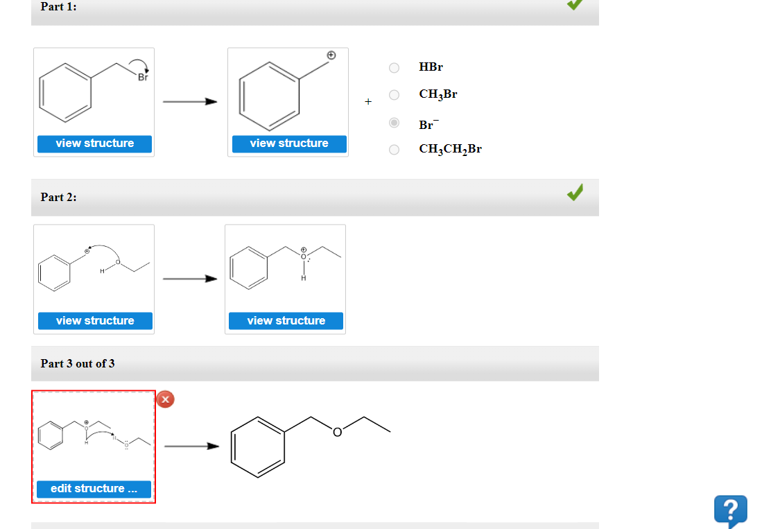 Solved view structure +HBrCH3BrBr−CH3CH2Br Part 2: view | Chegg.com