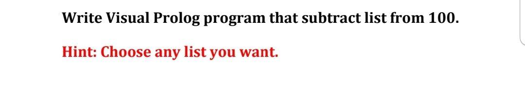 Solved Can you help me makin' a visual prolog code using " | Chegg.com