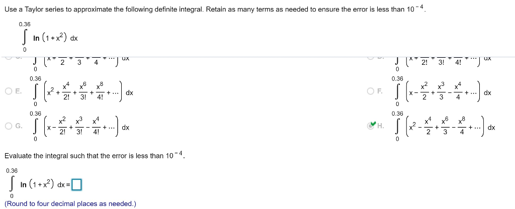 Solved Use a Taylor series to approximate the following | Chegg.com