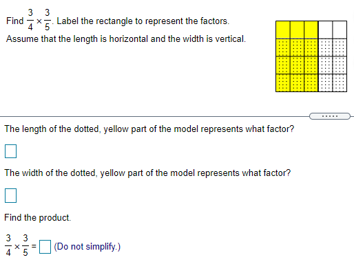 Solved 3 3 Find 7x7 Label the rectangle to represent the | Chegg.com