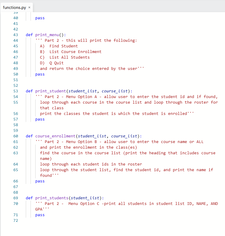 Student & Class Roster NOTE: This is an adaptation of | Chegg.com