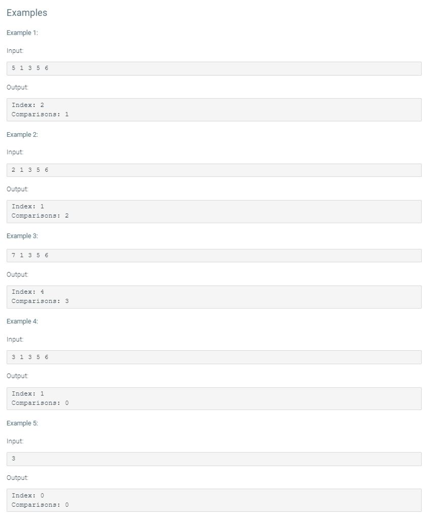 Solved //Please use "BINARY SEARCH" to complete the missing | Chegg.com