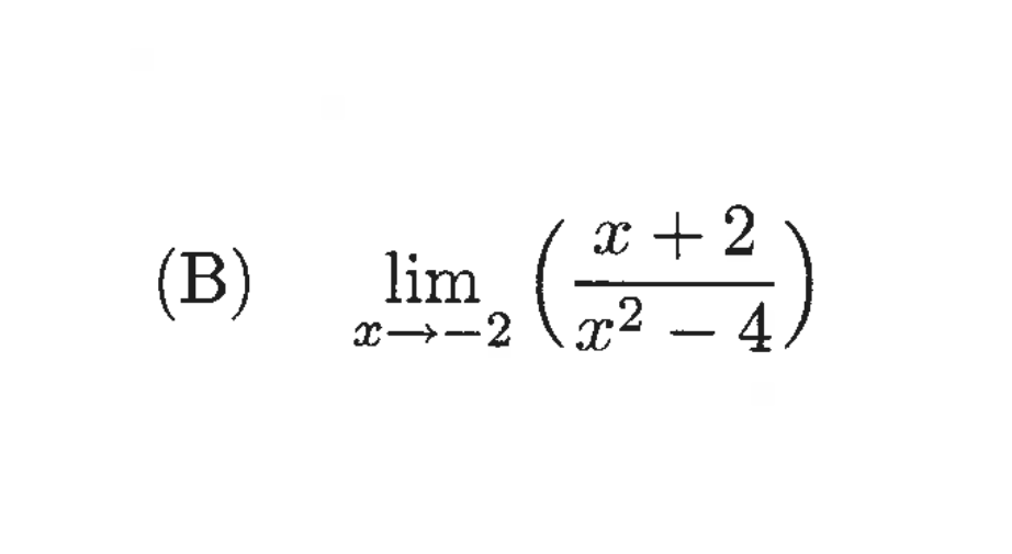 Solved e--2(r^2 (B) lim C+2 4 | Chegg.com