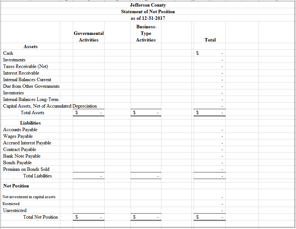 Use the statements below to prepare a statement of | Chegg.com