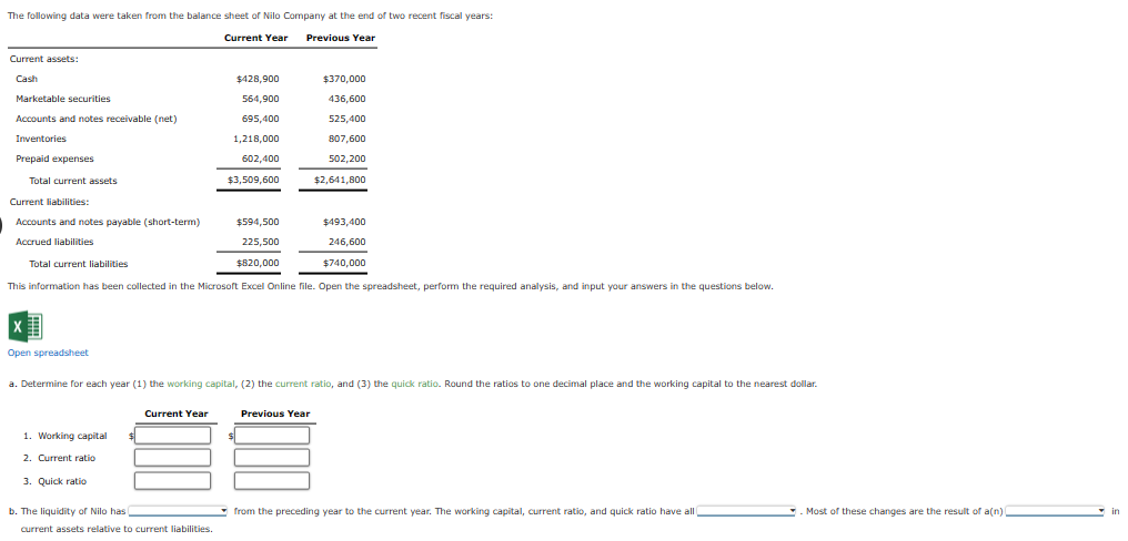 Solved Open spreadsheet | Chegg.com