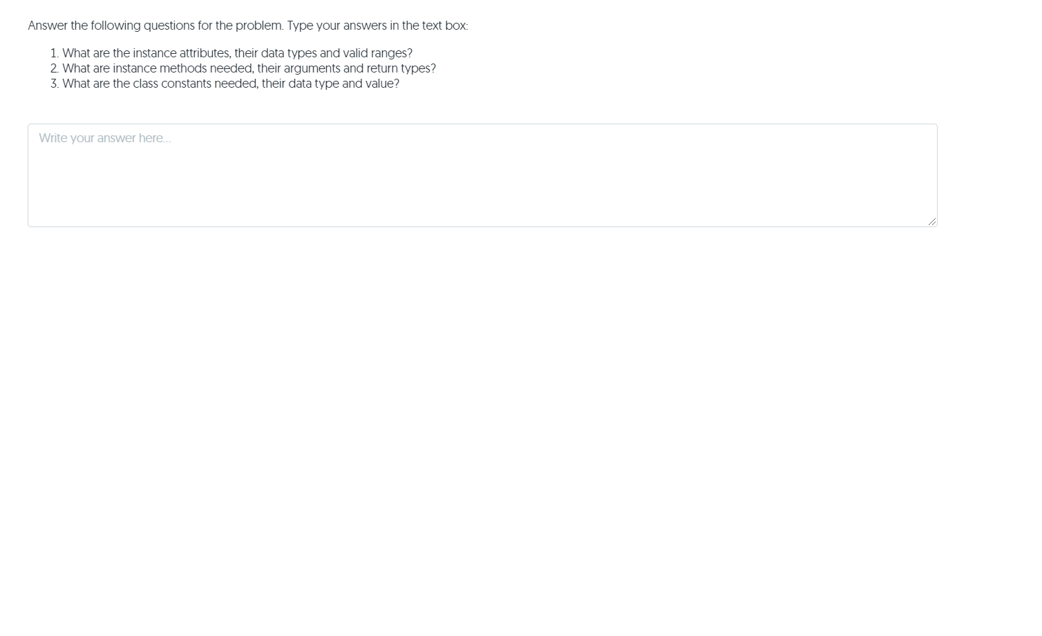 Solved Instructions Complete The Design And Coding For A Chegg